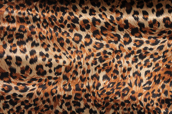 Cheetah Charmeuse Satin Tablecloth, Table Overlay, Table Drapes and Ba ...