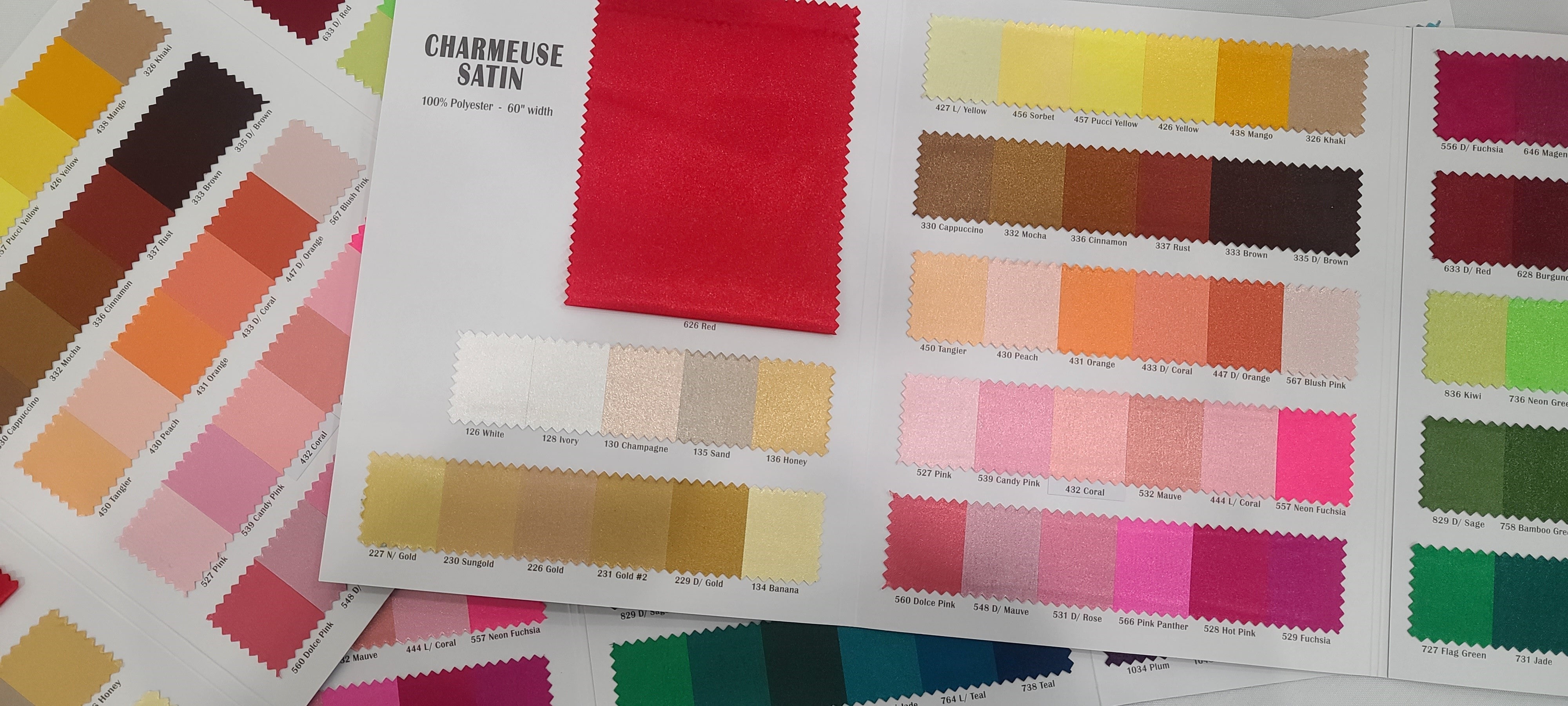 Charmeuse Satin Fabric by Yard and Wholesale Bolt | IFR Satin Fabric ...