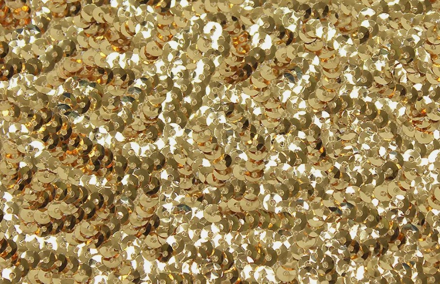 Gatsby Sequins Fabric | All Over Sewn on Sequins Fabric on Mesh ...