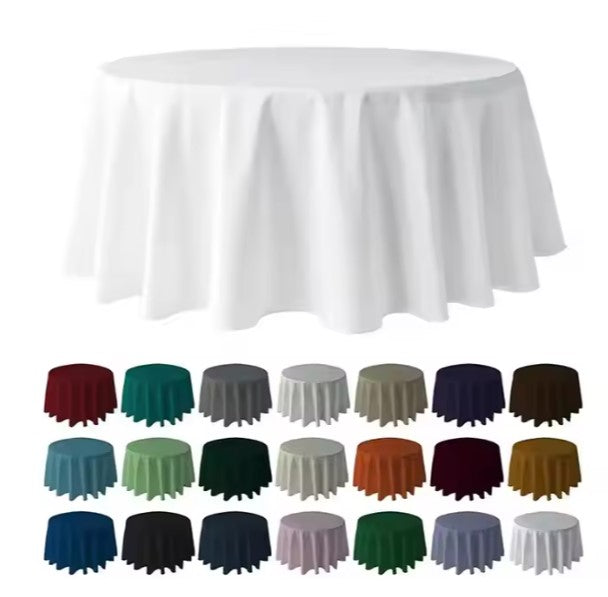 Wrinkle Free Scuba Tablecloths | Double Knit Scuba Table Linens ...